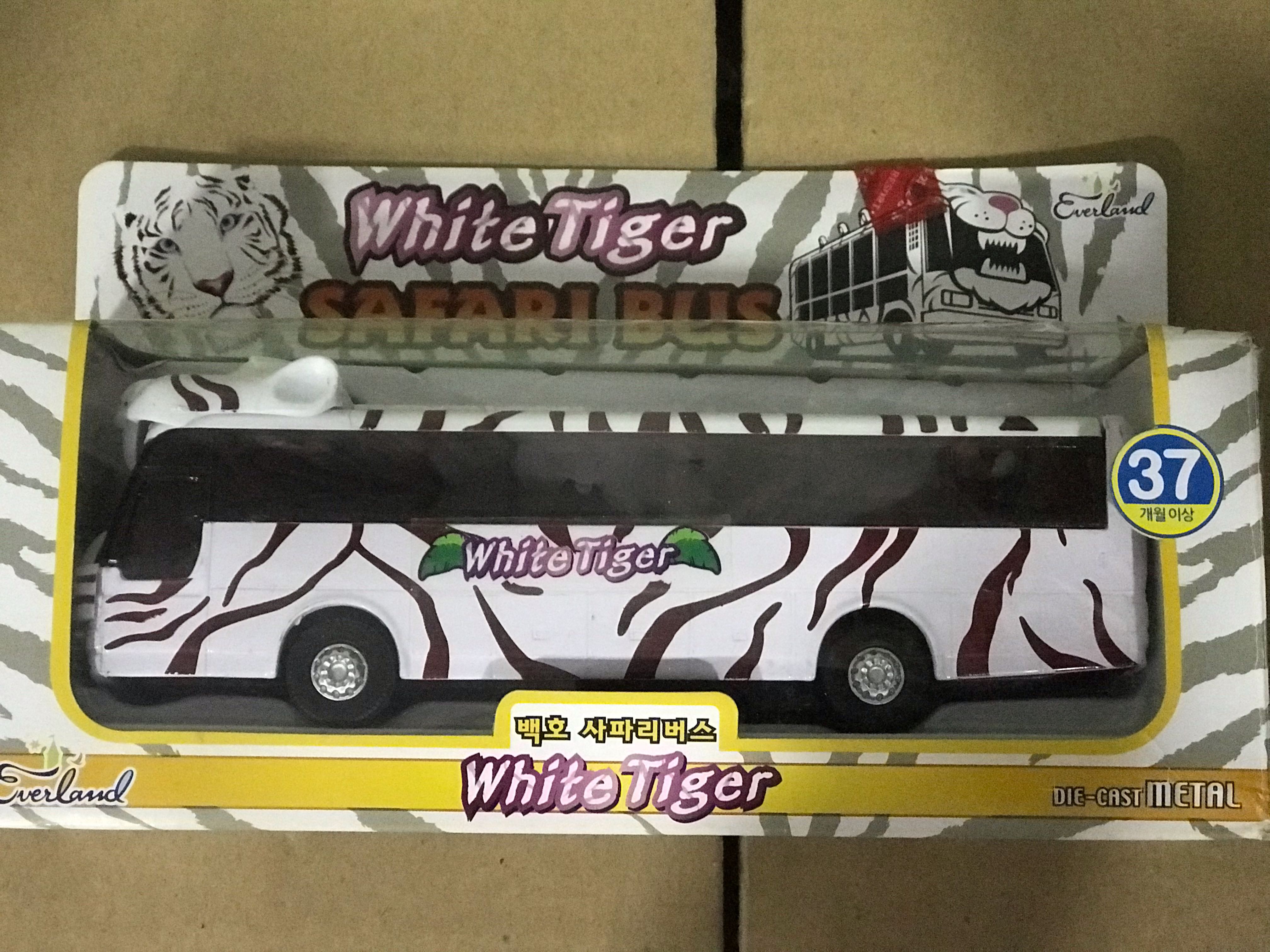White Tiger Safari Bus, Hobbies & Toys, Toys & Games on Carousell