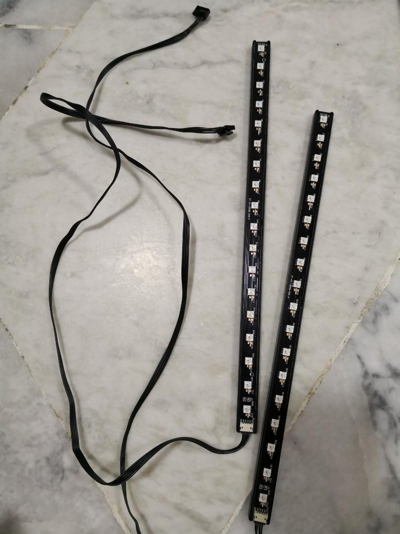 2x Tecware Orbis Spectrum LED Strip, Computers & Tech, Parts ...