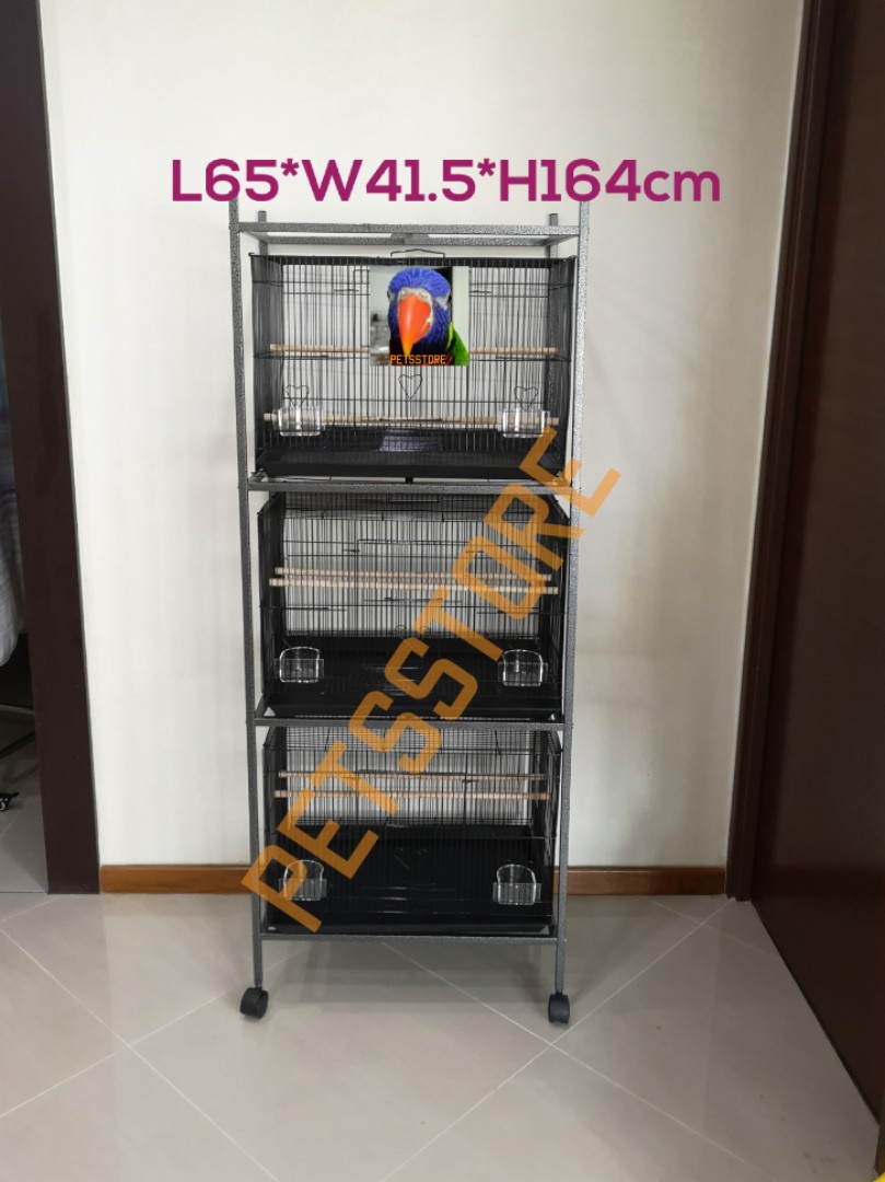 4-tier cage rack & cages, Pet Supplies, Homes & Other Pet Accessories ...