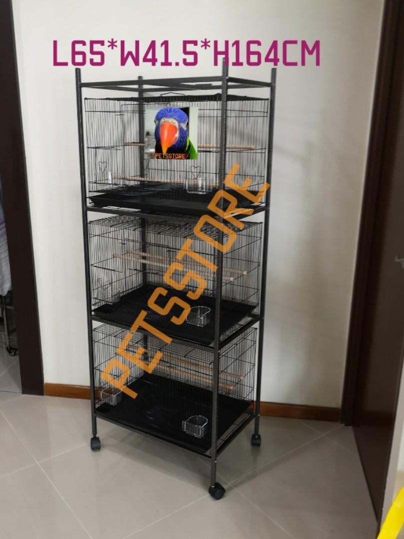 4-tier cage rack & cages, Pet Supplies, Homes & Other Pet Accessories ...