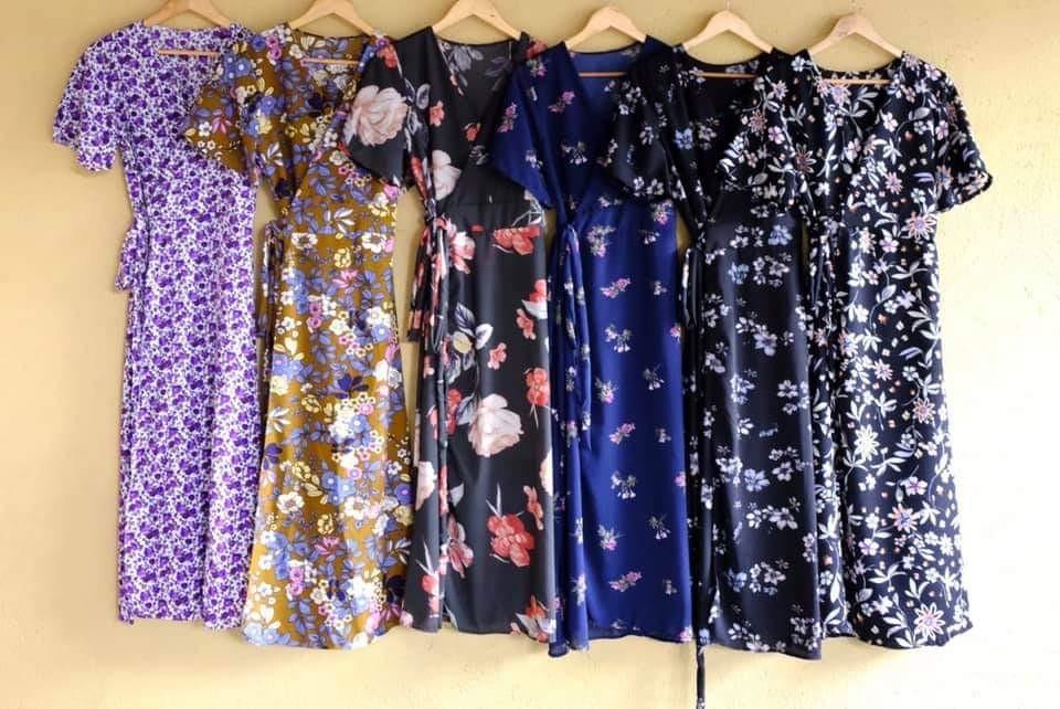Big Size Overlap Maxi Dress, Women's Fashion, Dresses & Sets, Dresses ...