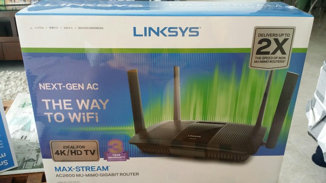 Brand new sealed linksys Mu-MIMO Gigabit router, Computers & Tech ...