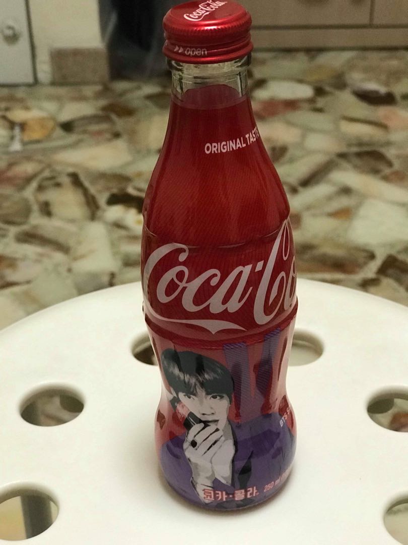 BTS Coke Bottles, Food & Drinks, Alcoholic Beverages on Carousell