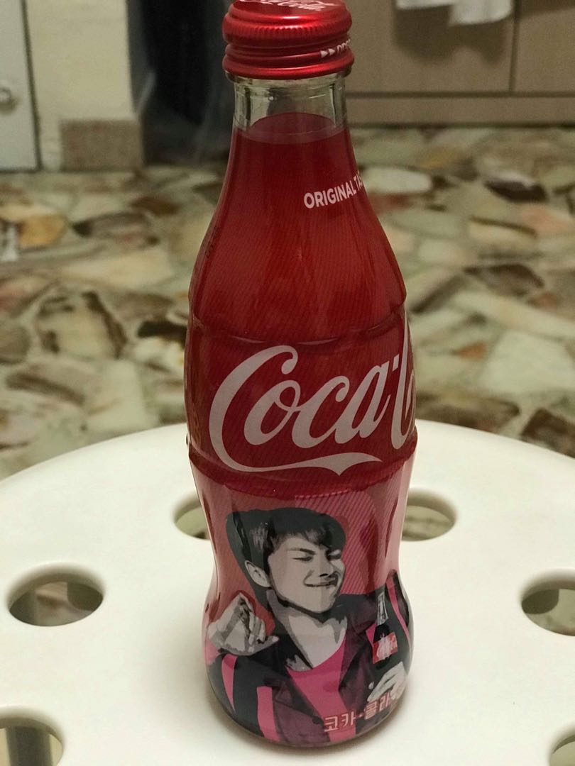 BTS Coke Bottles, Food & Drinks, Alcoholic Beverages on Carousell
