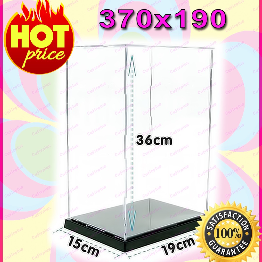 Clear Acrylic Display Case Box 12" 1/6 Scale Figures (Easy self ...