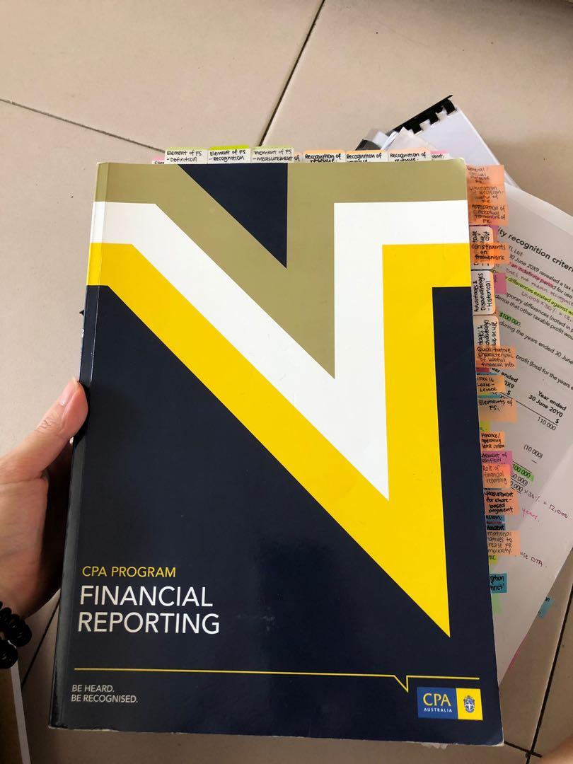 CPA Australia financial reporting, Computers & Tech, Office & Business ...