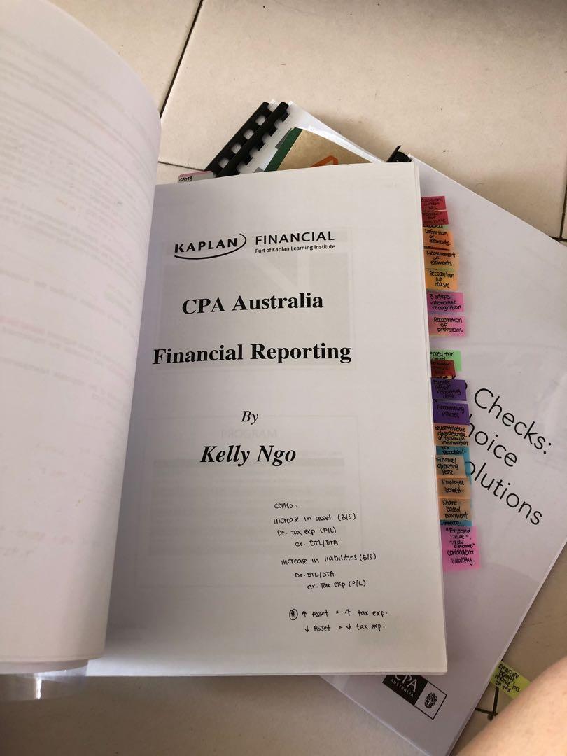 CPA Australia financial reporting, Computers & Tech, Office & Business ...