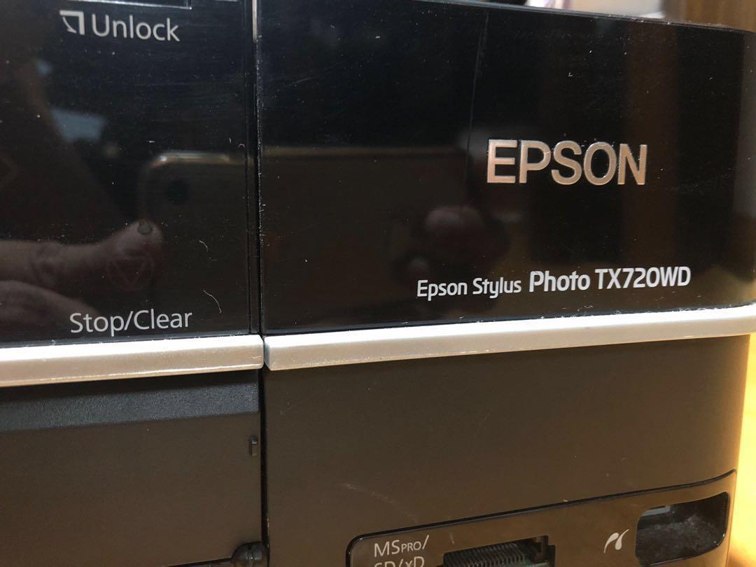 Epson stylus photo Tx720wd printer, Computers & Tech, Printers ...