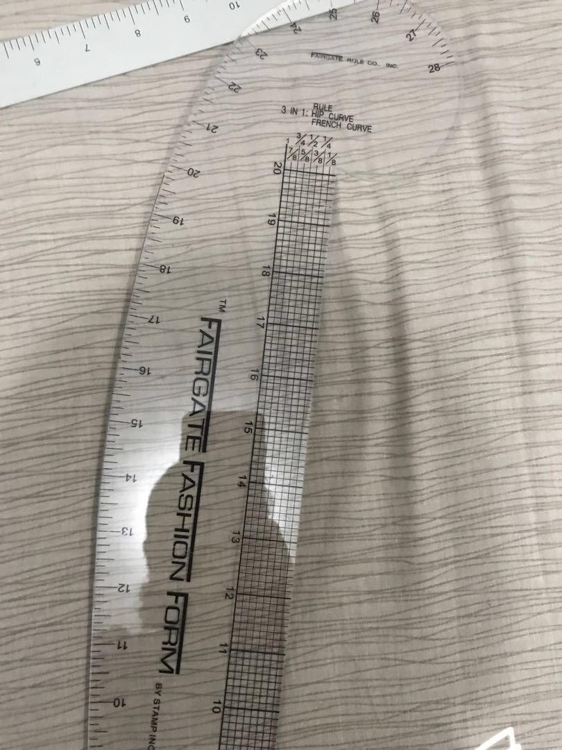 Fairgate French Curve / Hip Curve / L Square with Case on Carousell