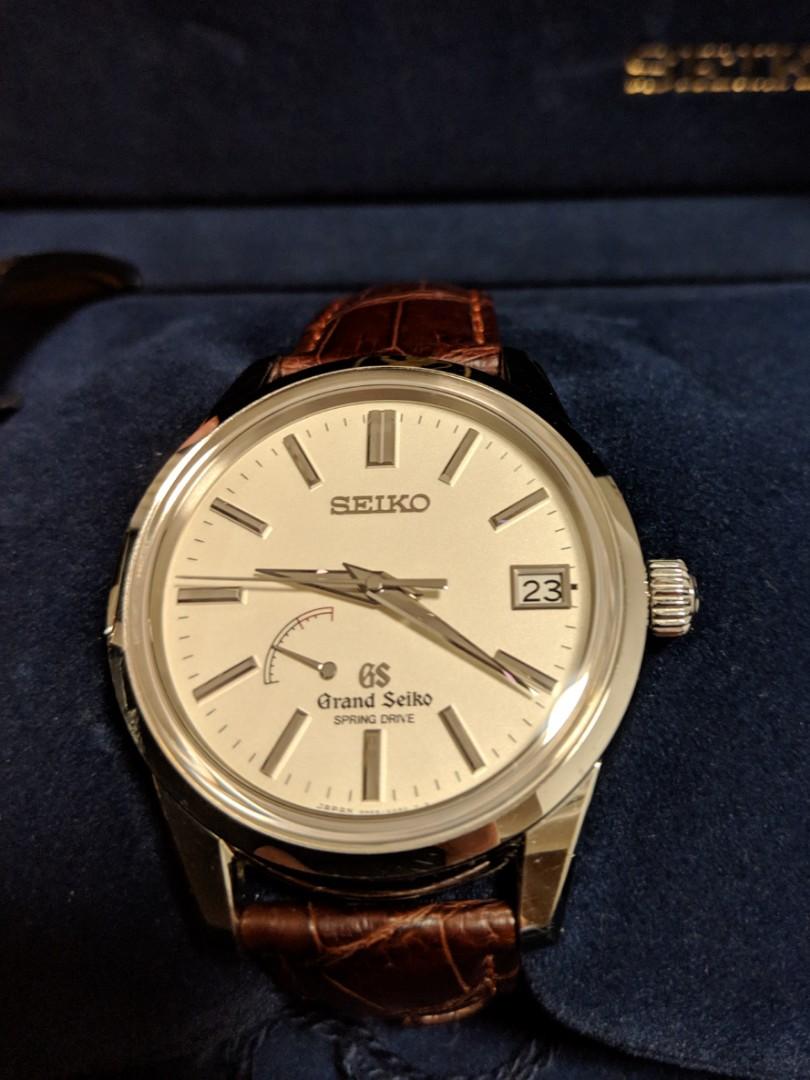 Grand Seiko SBGA057 Spring Drive full set, Luxury, Watches on Carousell