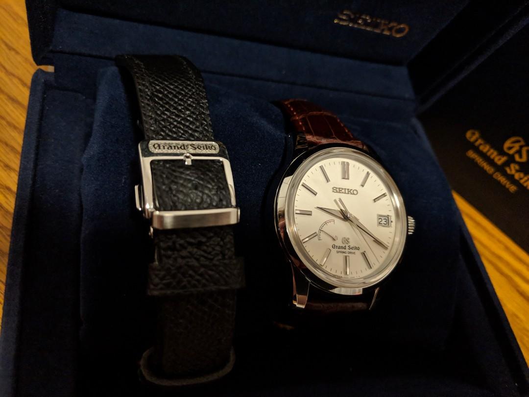 Grand Seiko SBGA057 Spring Drive full set, Luxury, Watches on Carousell