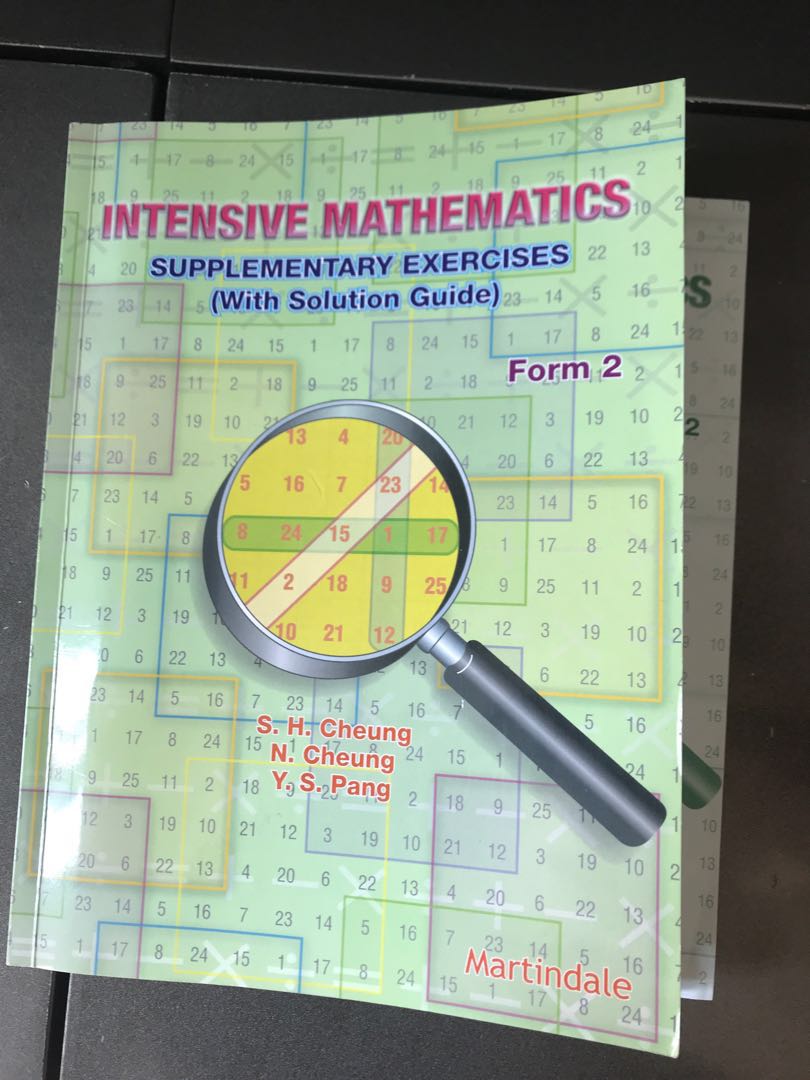 Intensive Mathematics Supplementary Exercise Form 2 with answers, 興趣及遊戲 ...