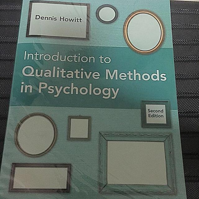 Introduction to Qualitative Method in Psychology, Hobbies & Toys, Books ...