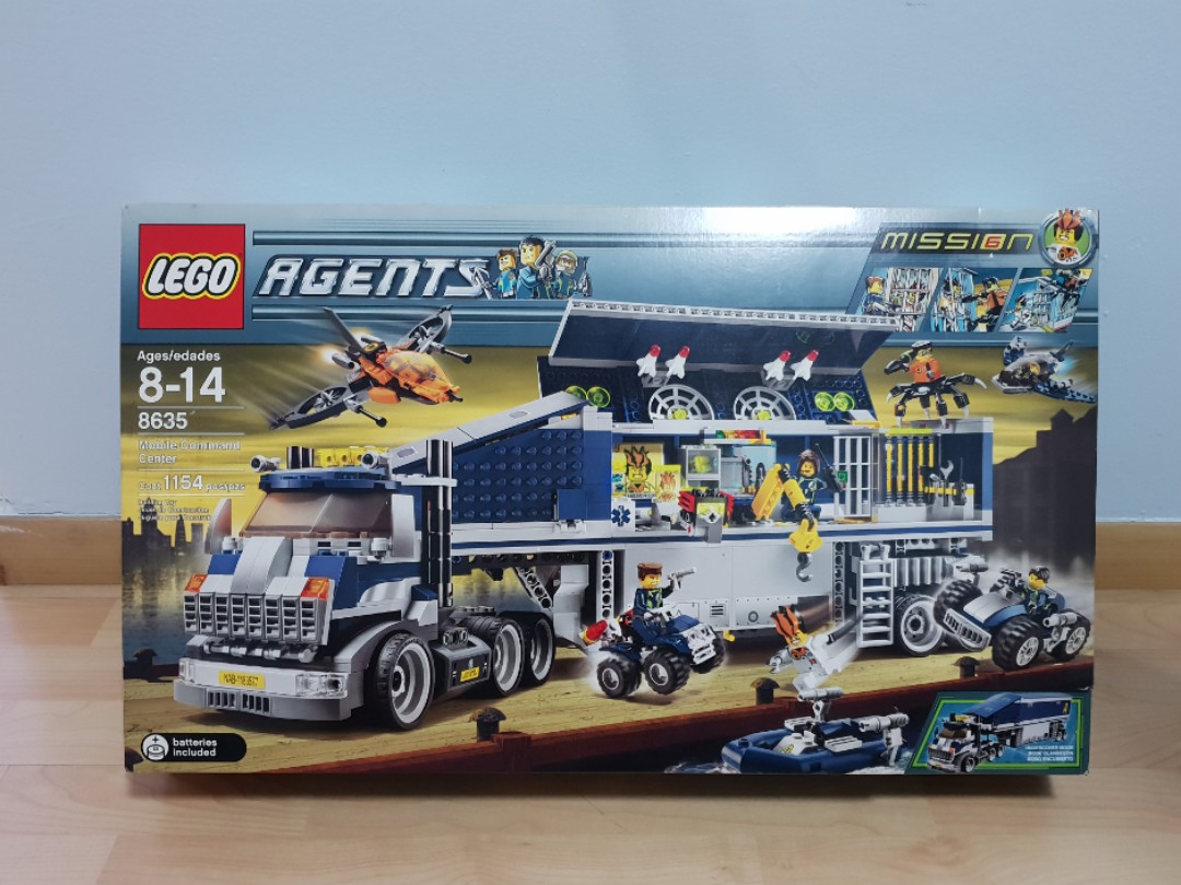 Lego 8635 Agents Mobile Command Center - brand new, Hobbies & Toys ...