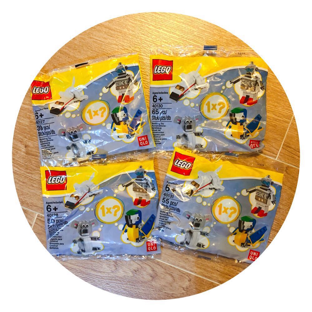 LEGO x UNIQLO Limited Edition Poly Bag Full Set, 興趣及遊戲, 旅行, 旅遊 - 旅行必需品及 ...
