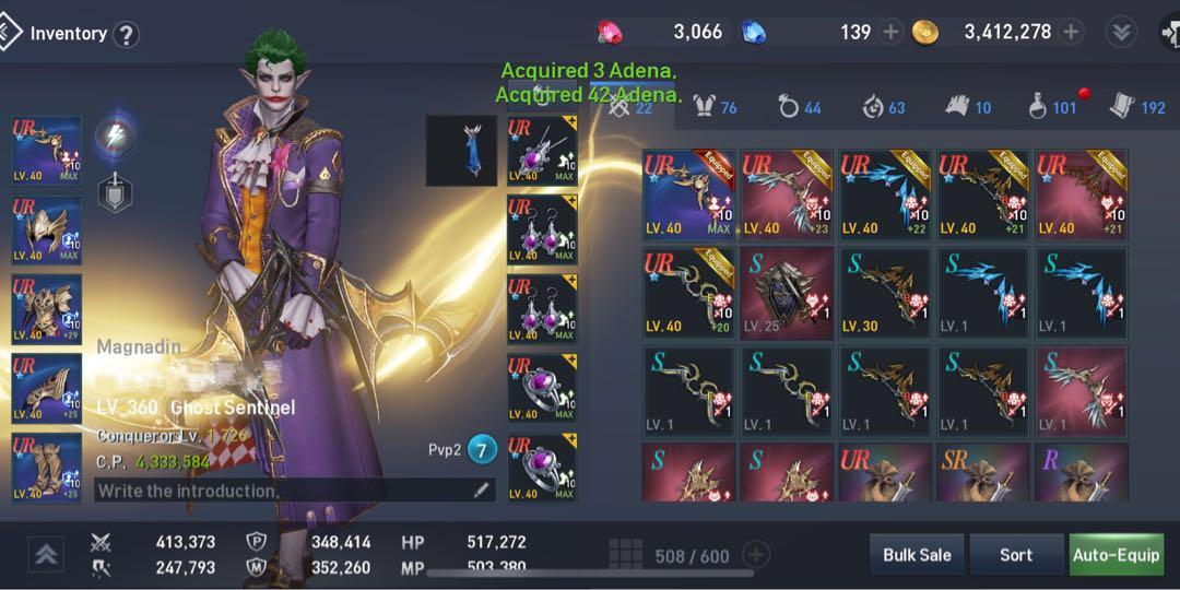 Lineage 2 Revolution 4.3m Ghost Sentinel, Video Gaming, Video Game ...