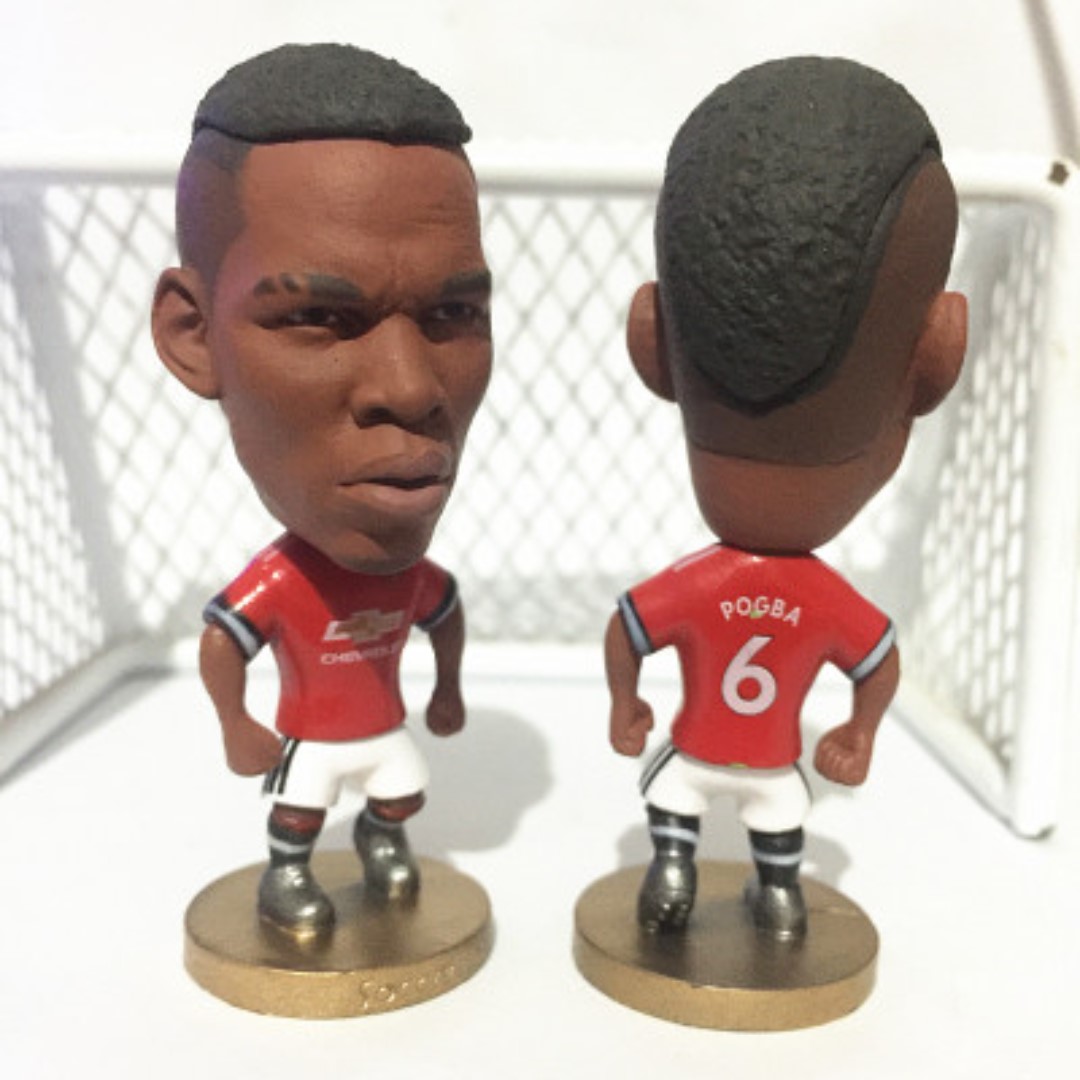 Manchester United Pogba football figurine Soccerwe collectibles kodoto ...
