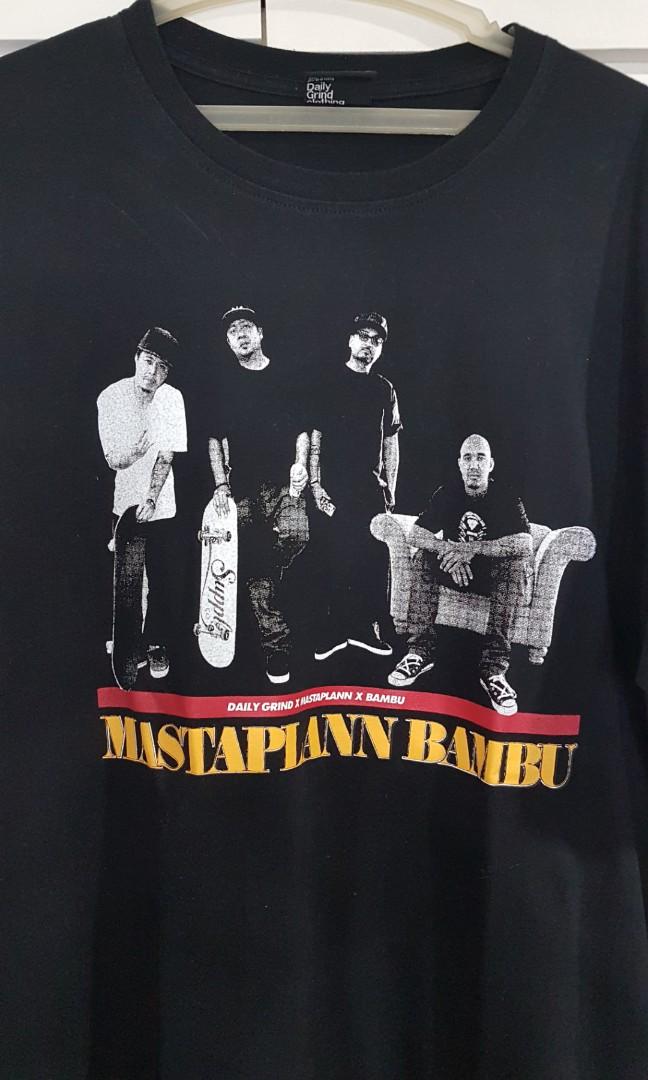 Mastaplann X Bambu T Shirt Black Daily Grind Size XL, Men's Fashion ...