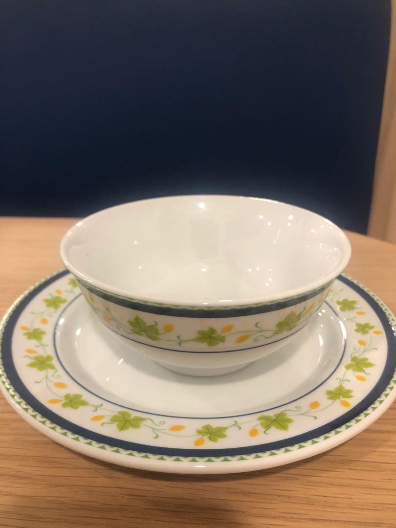 Matching plate and bowl, Furniture & Home Living, Kitchenware ...