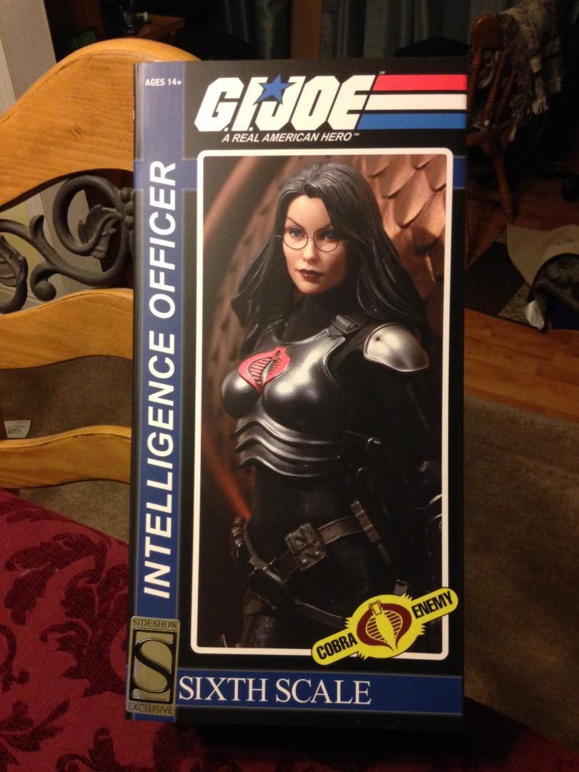 One Sixth Scale Sideshow G.I. Joe Baroness with box and stand 1:6 No ...