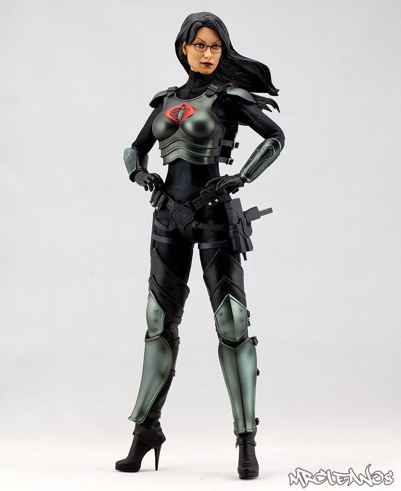 One Sixth Scale Sideshow G.I. Joe Baroness with box and stand 1:6 No ...