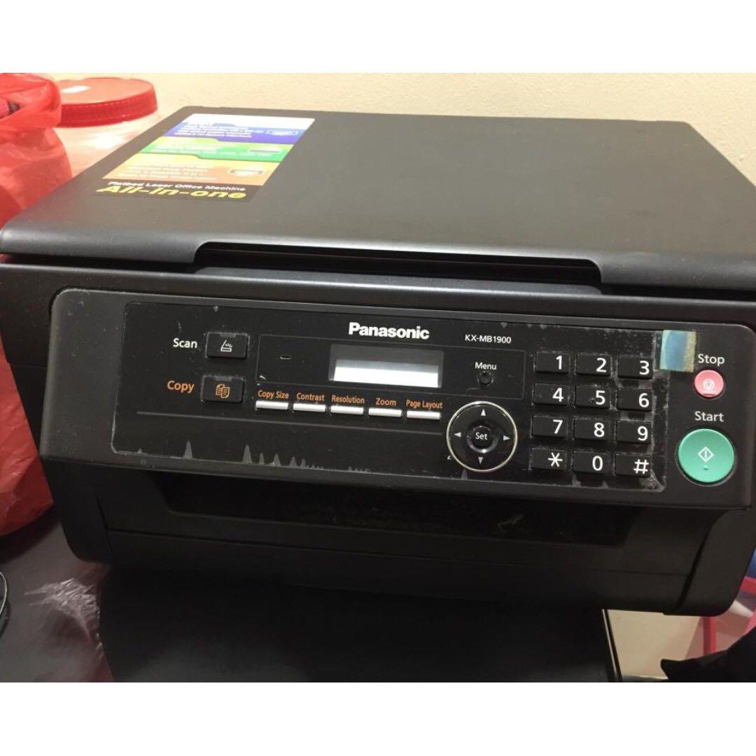 Panasonic Printer KX-MB1900, Computers & Tech, Printers, Scanners ...