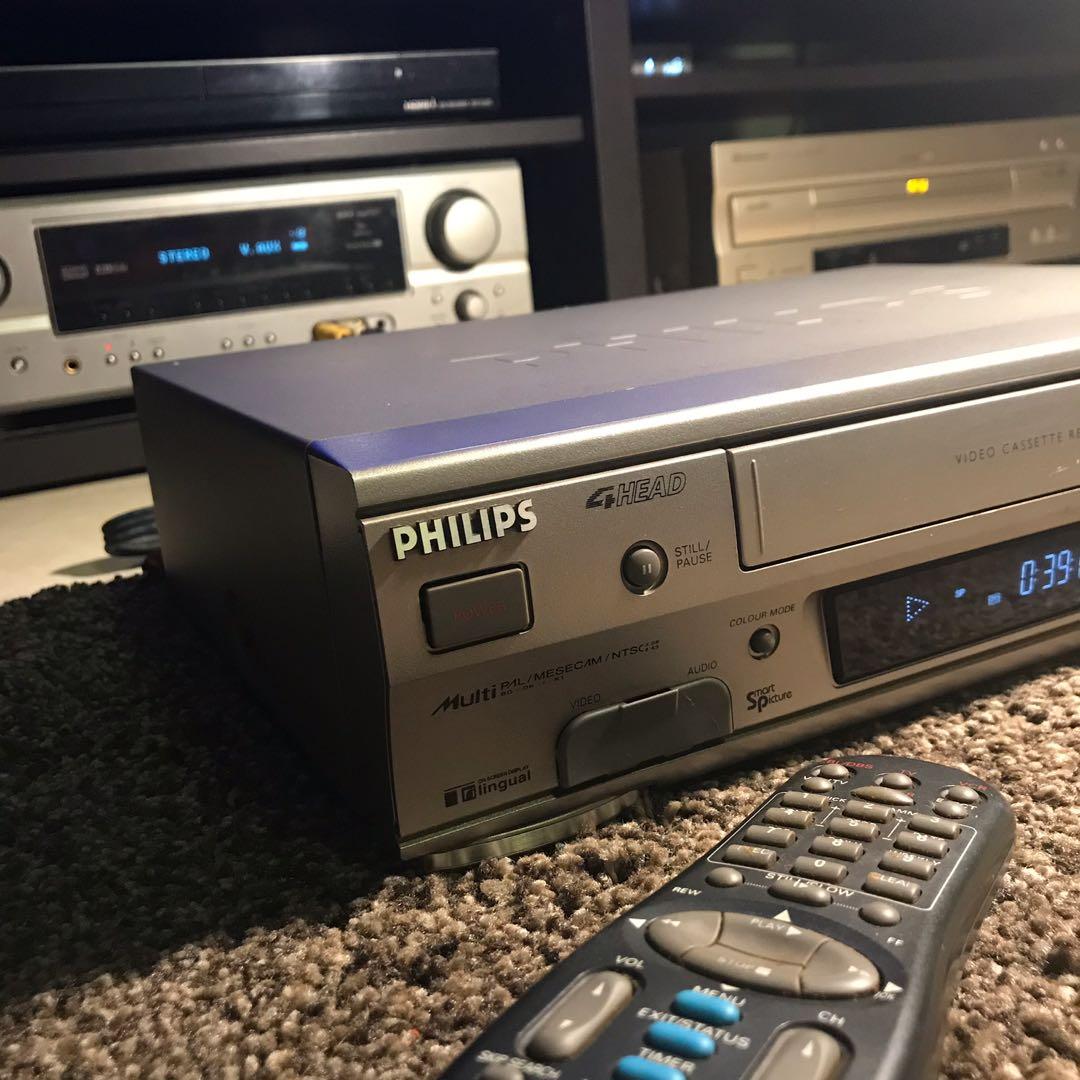 Philips Video Cassette Recorder VHS VR599/55, TV & Home Appliances, TV ...