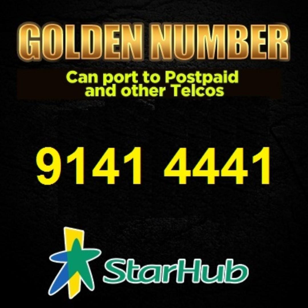 Starhub Prepaid Golden Number (Free TPG data sim), Mobile Phones ...