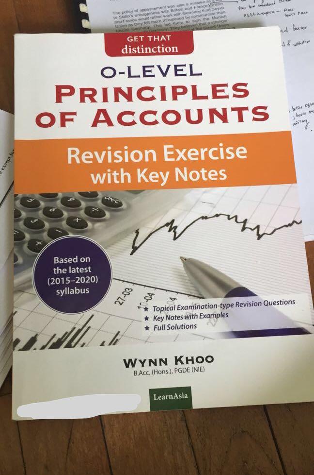 Principles Of Accounts (PoA) Assessment Book, Hobbies & Toys, Books ...