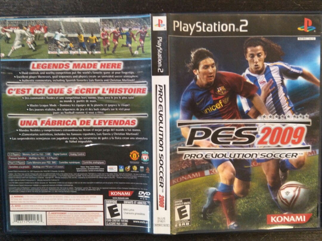 PS2 PES 2009, Video Gaming, Video Games, Xbox on Carousell