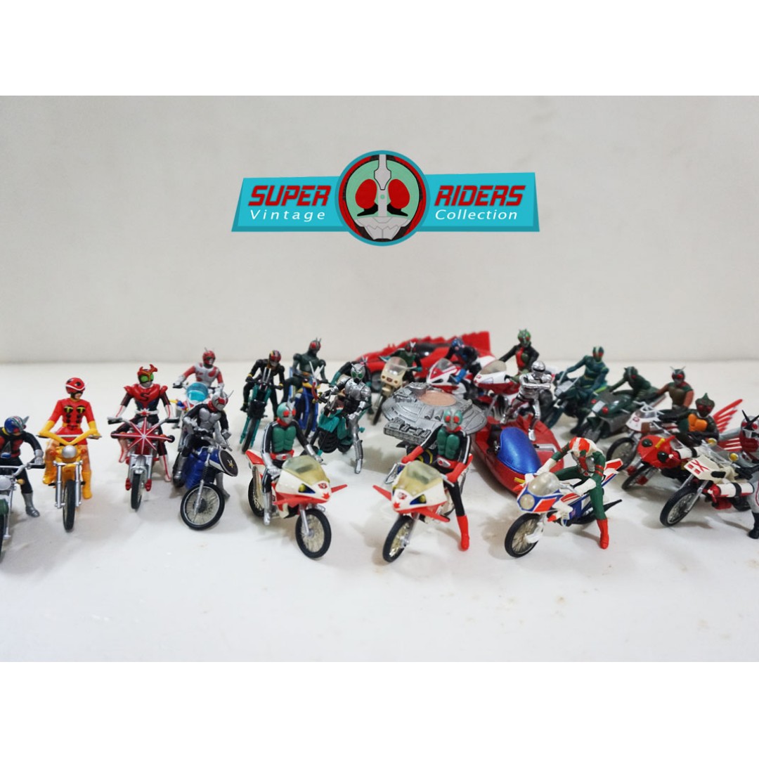 Rider Machines Chronicle - complete Kamen Rider Showa set, Hobbies ...