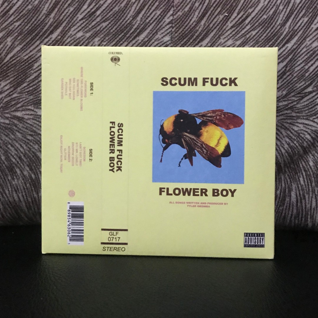 Scum Fuck Flower Boy CD by Tyler The Creator, Hobbies & Toys, Music ...