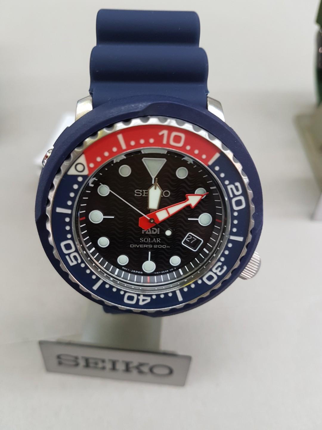Seiko prospex solar PADI.200m, Luxury, Watches on Carousell