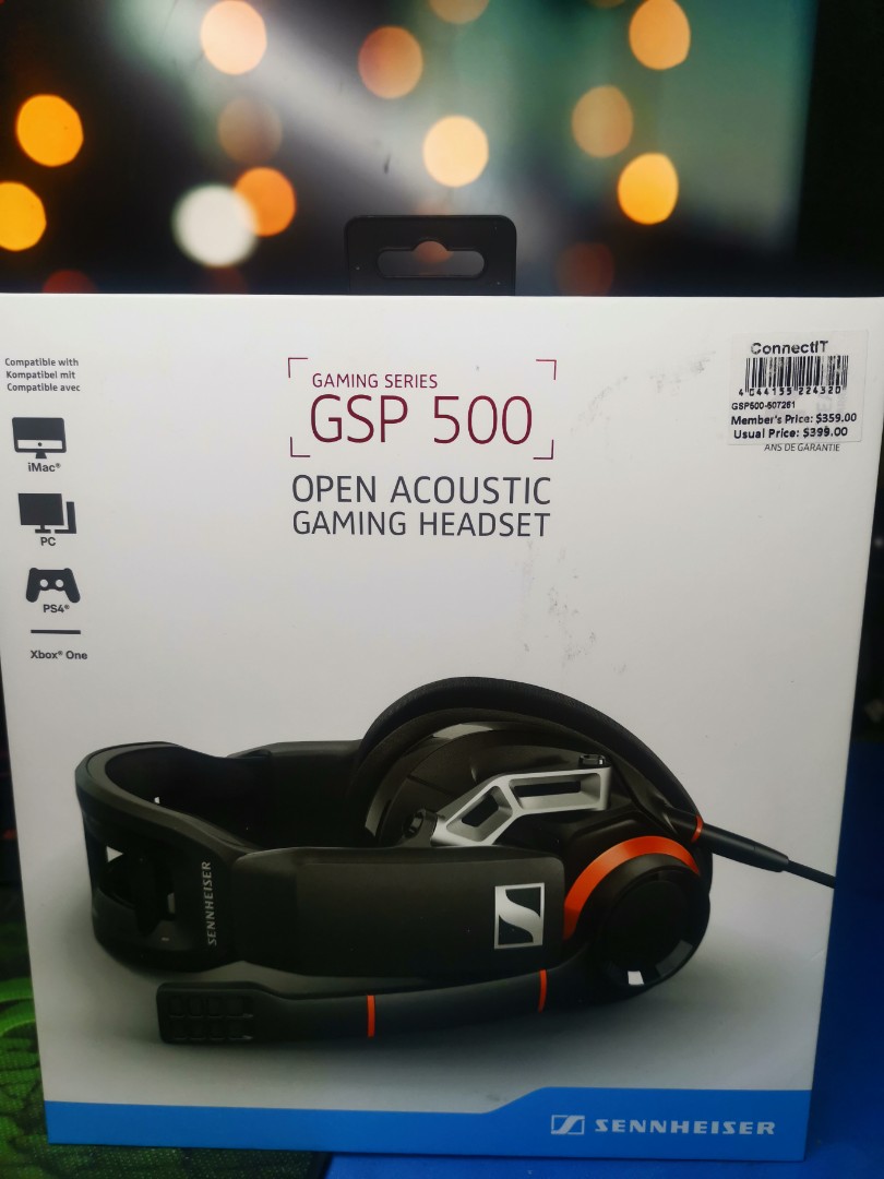 SENNHEISER GSP 500 Open Acoustic Gaming Headset, Audio, Headphones ...