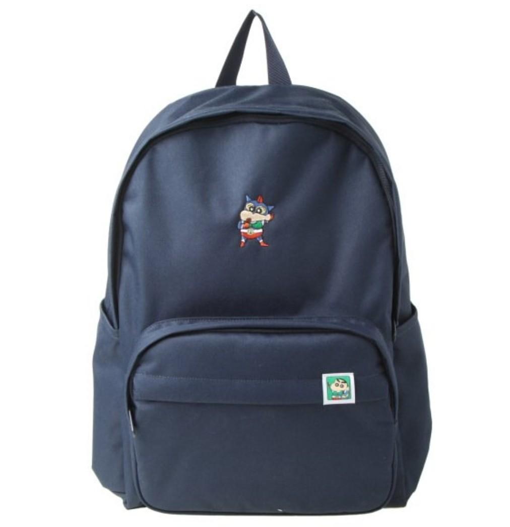 SPAO - Crayon Shin Chan Backpack Navy Bag, Women's Fashion, Bags ...
