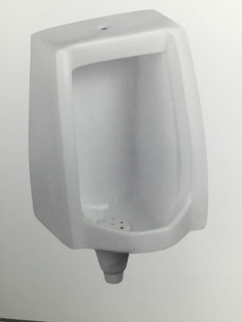 Wall hung urinal / Top inlet only / urinal, Furniture & Home Living ...
