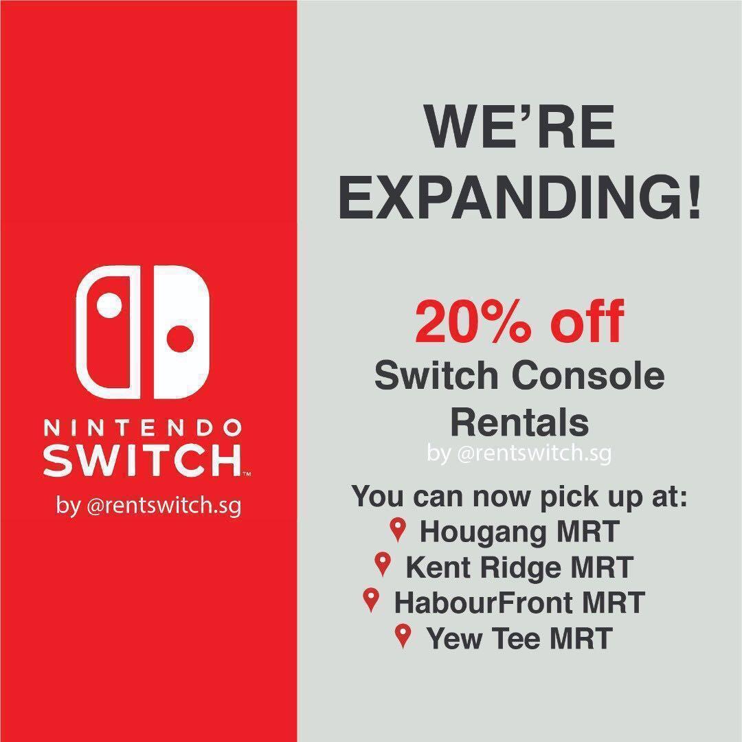 [We're Expanding] Nintendo Switch Game Console Rental, Video Gaming ...