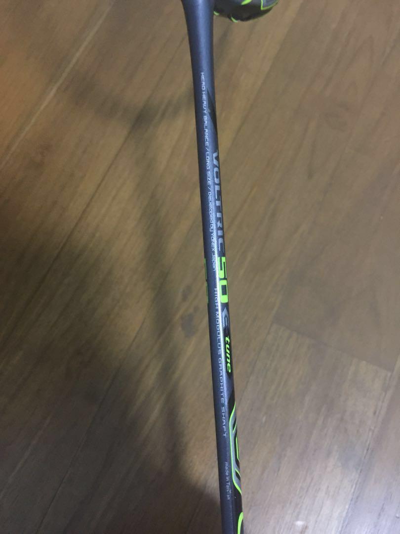 Yonex voltric 50 etune, Sports Equipment, Sports & Games, Racket & Ball ...