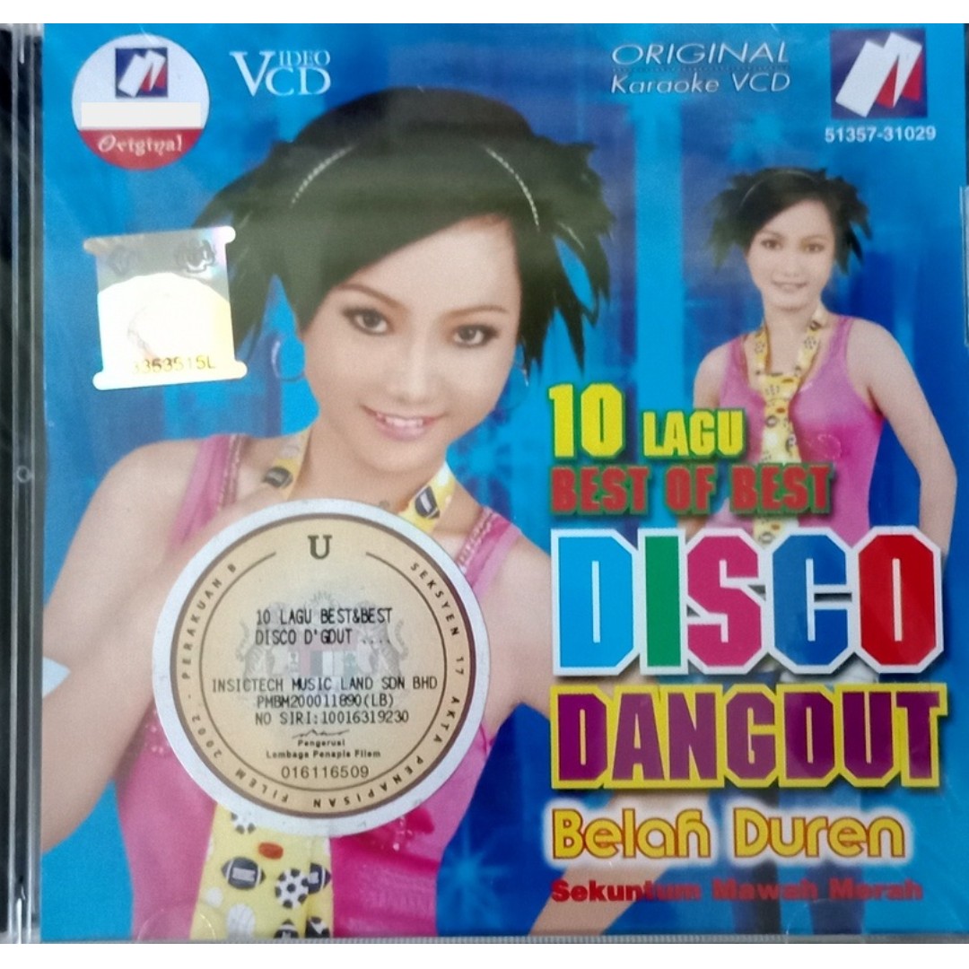 10 Lagu Best Of Best Disco Dangdut Belah Duren VCD, Hobbies & Toys ...