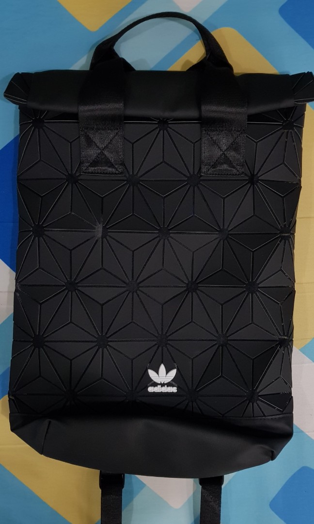 Adidas 3D Issey Miyake Roll Top Backpack, Women's Fashion, Bags ...