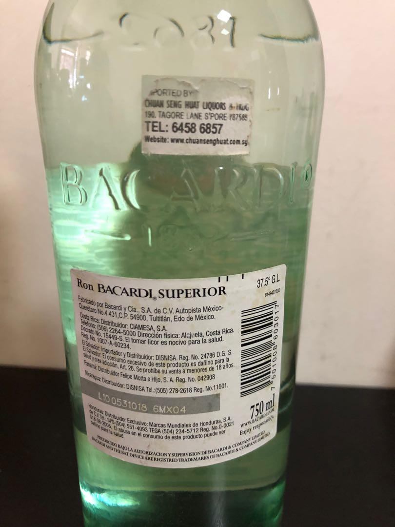 Bacardi, Food & Drinks, Alcoholic Beverages on Carousell