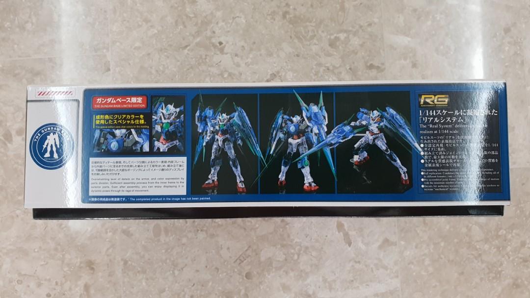 Bandai RG 1/144 The Gundam Base Limited 00 QAN [T] Full Saber [Clear ...