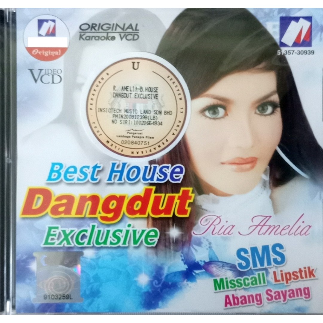 Best House Dangdut Exclusive Ria Amelia VCD, Hobbies & Toys, Music ...