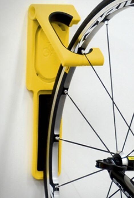 Cycloc ENDO Yellow Wall mount Bicycle rack, Sports Equipment, Bicycles ...