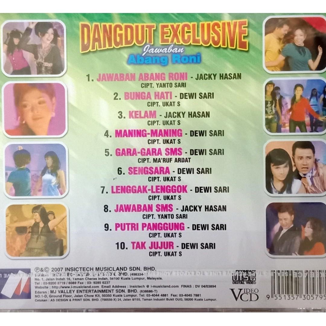 Dewi Sari Jacky Hasan Dangdut Exclusive Jawaban Abang Roni VCD, Hobbies ...