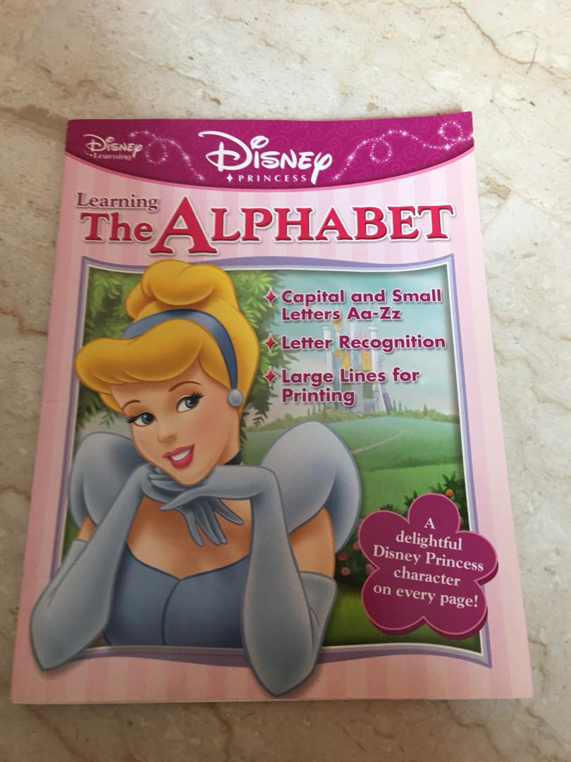 Disney princess learning the alphabet book, Hobbies & Toys, Books ...