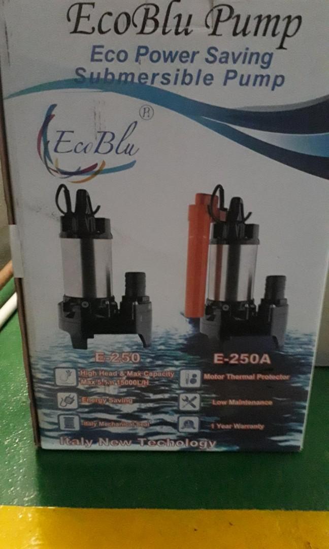 Ecoblu power saving submersible pump, Furniture & Home Living, Gardening, Garden Soil ...