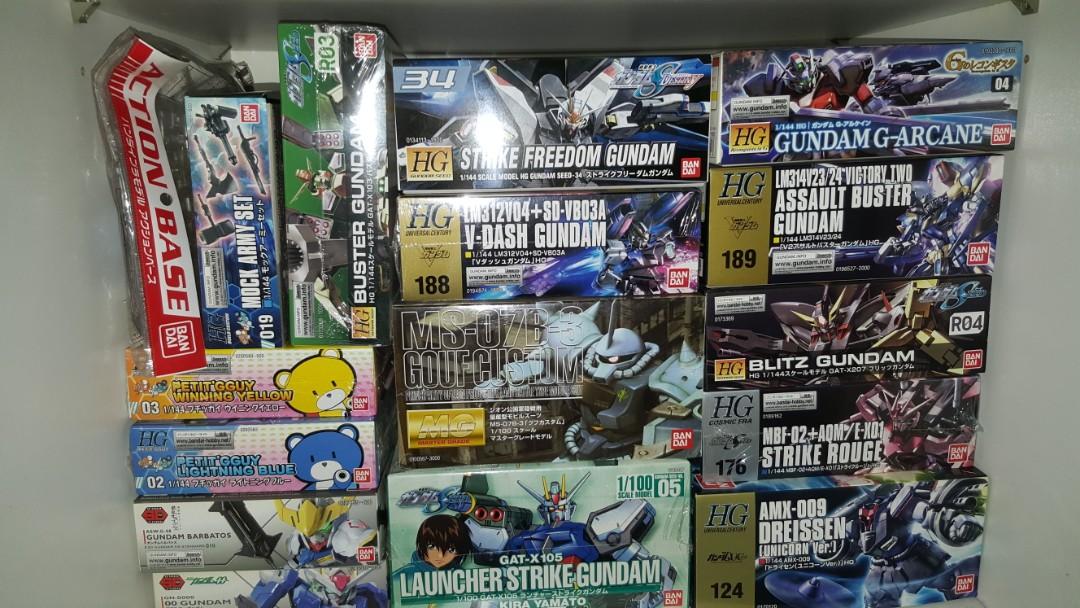 Gundam Model Kits Sets, Hobbies & Toys, Toys & Games on Carousell