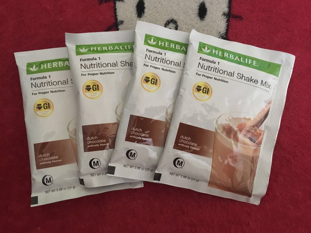 Herbalife F1 sachet (5pcs), Health & Nutrition, Health Supplements ...