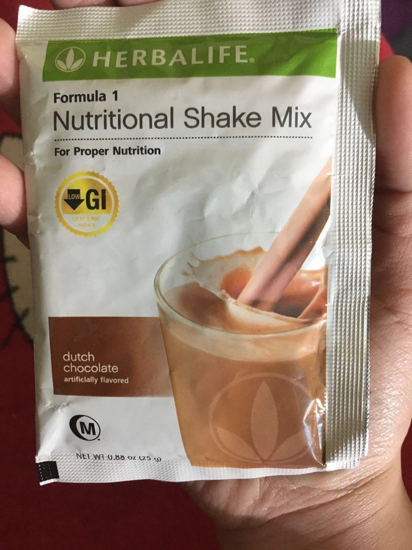 Herbalife F1 sachet (5pcs), Health & Nutrition, Health Supplements ...